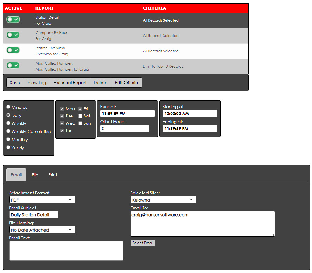 Hansen Call Reports | Webex App Hub